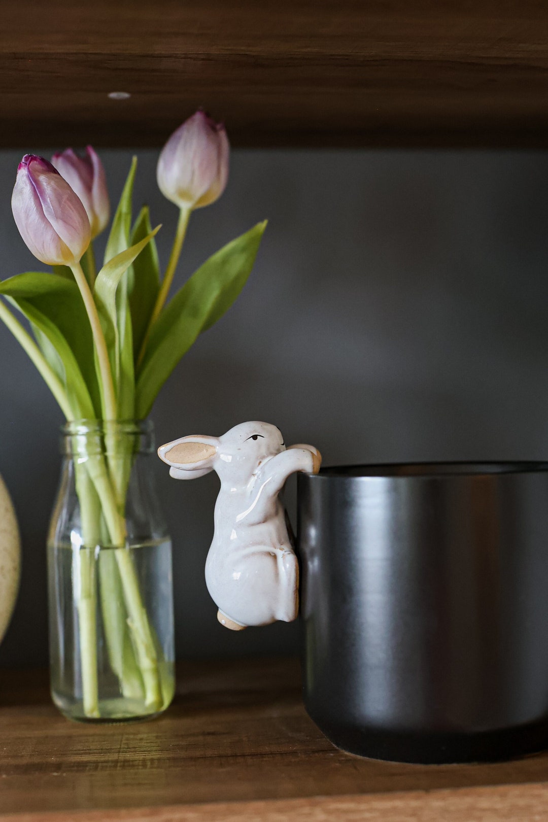 Bunny Rabbit Pot Hugger for Flower Pot • Gardening Gifts • Unique ...