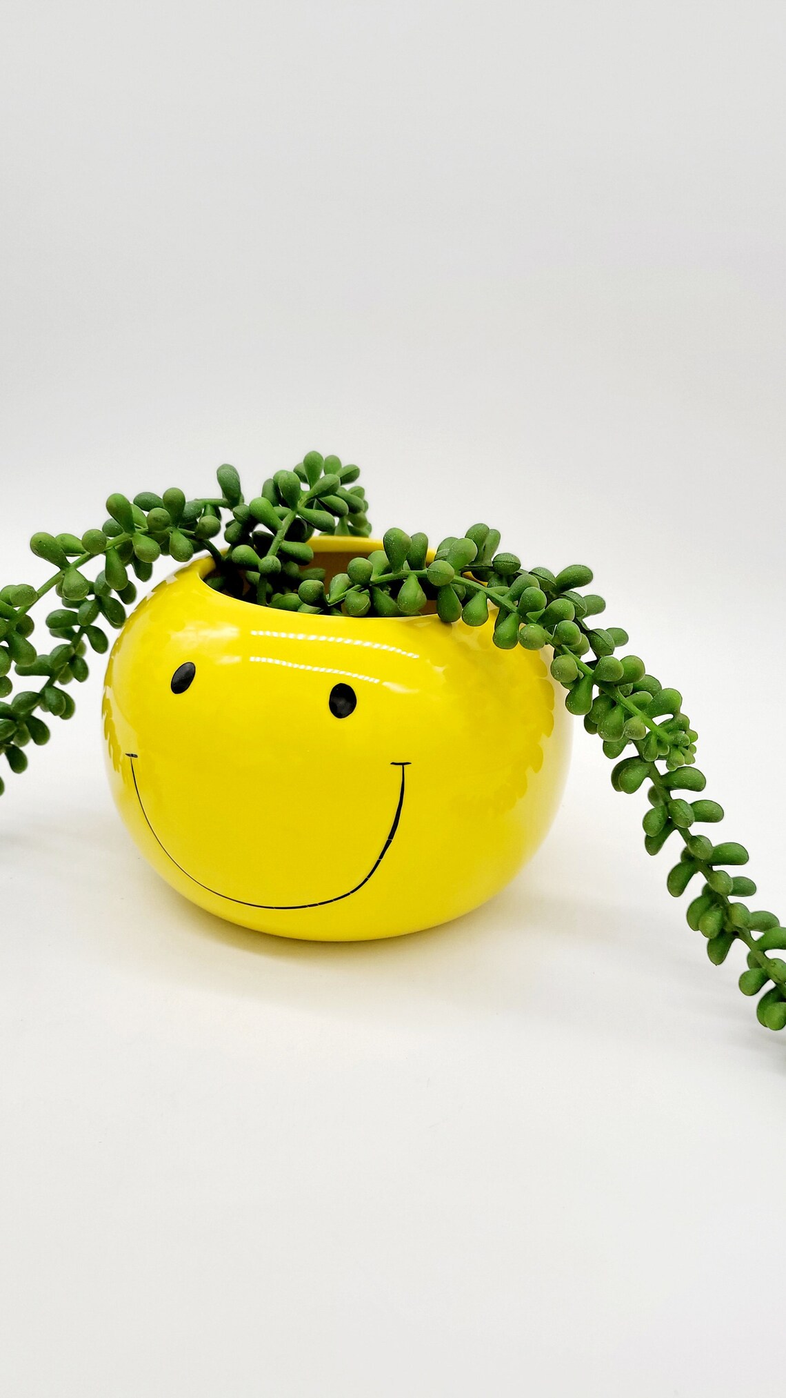Smiley Face Ceramic Planter • Groovy Kids Room Decor • Christmas Gift ...