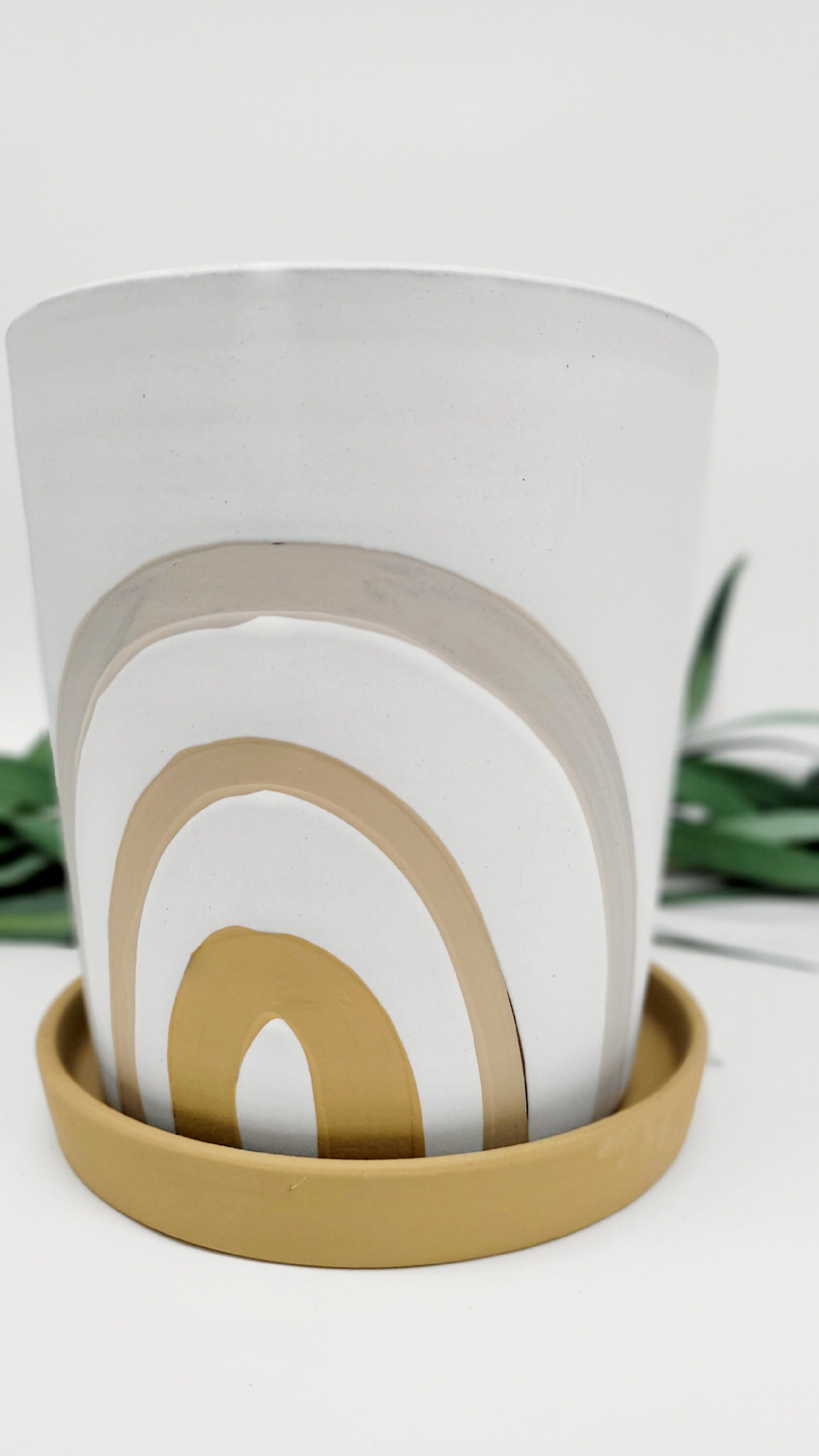 Large Rainbow Ceramic Planter Pot Pottery Planter Indoor - Etsy