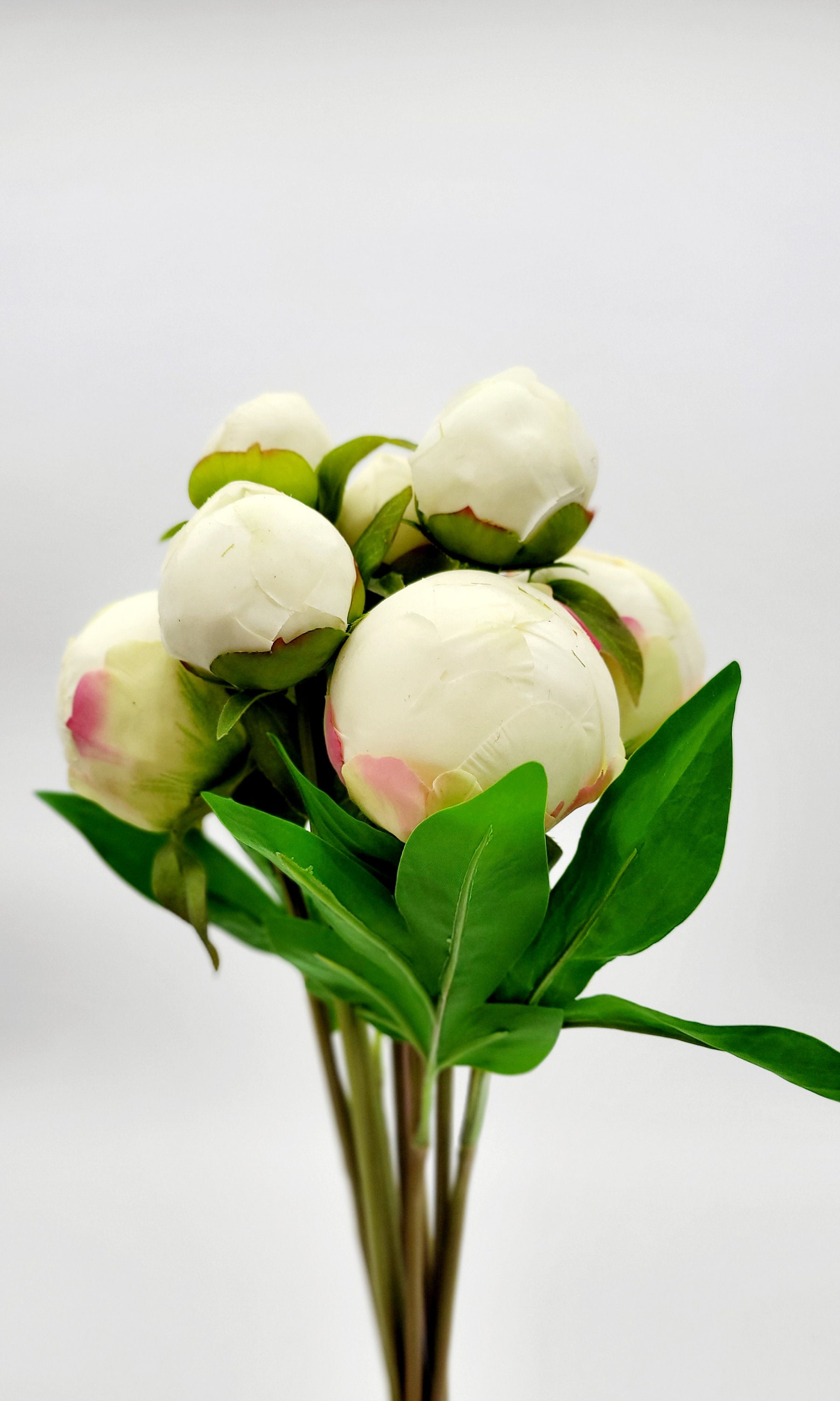 Artificial White Peonies Artificial Flowers for Wedding - Etsy