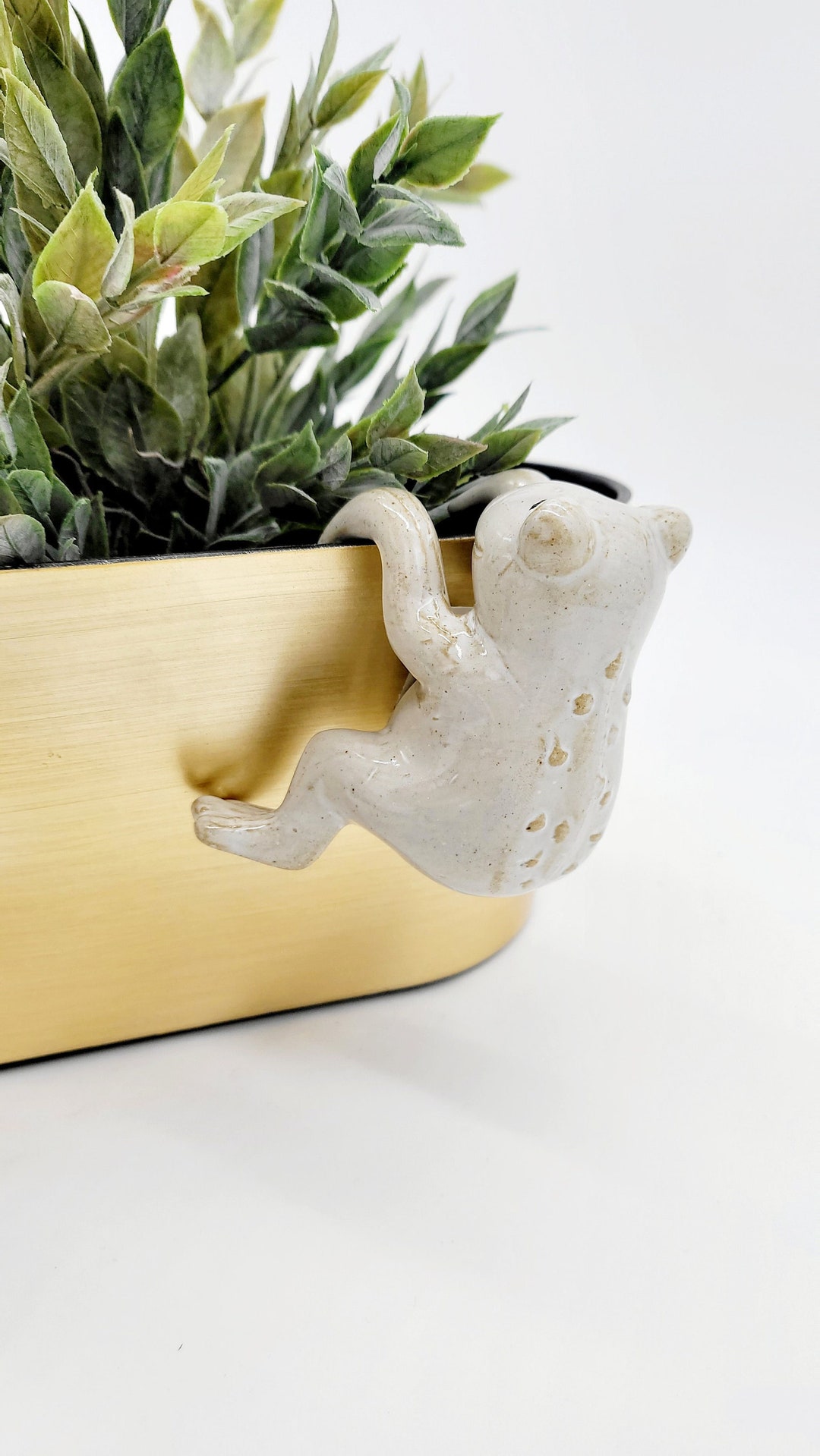 Frog Pot Hugger for Succulent Planter Gardening Gifts Outdoor Decor ...