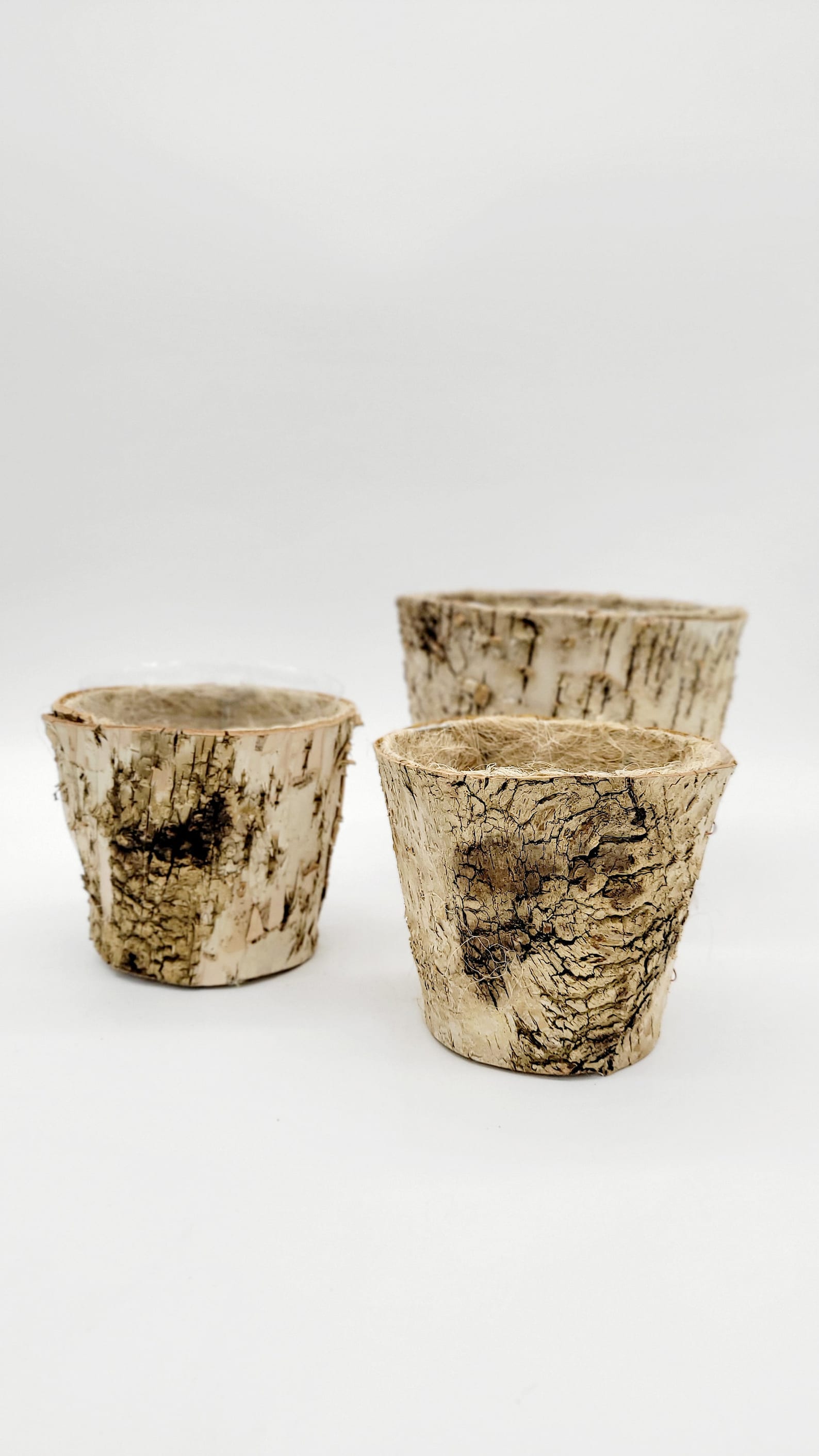 Wooden Birch Tree Plant Pots Boho Farmhouse Planter Pot - Etsy