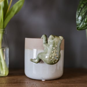 Frog Pot Hugger for Succulent Planter • Gardening Gifts • Outdoor Decor ...