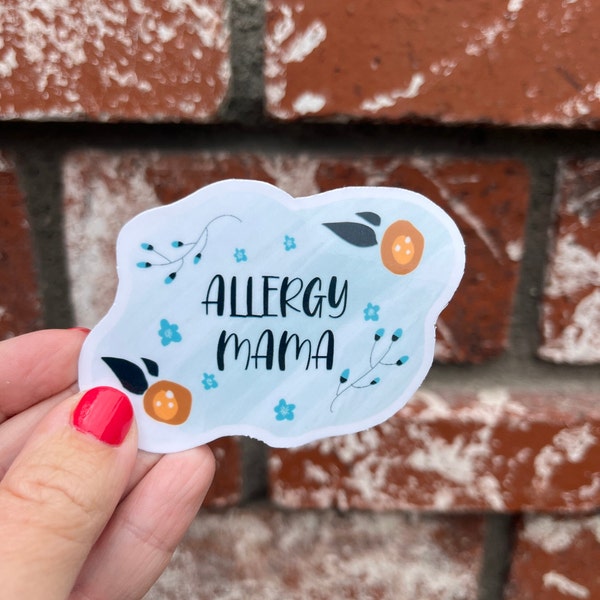 Allergy Mom Sticker - Etsy
