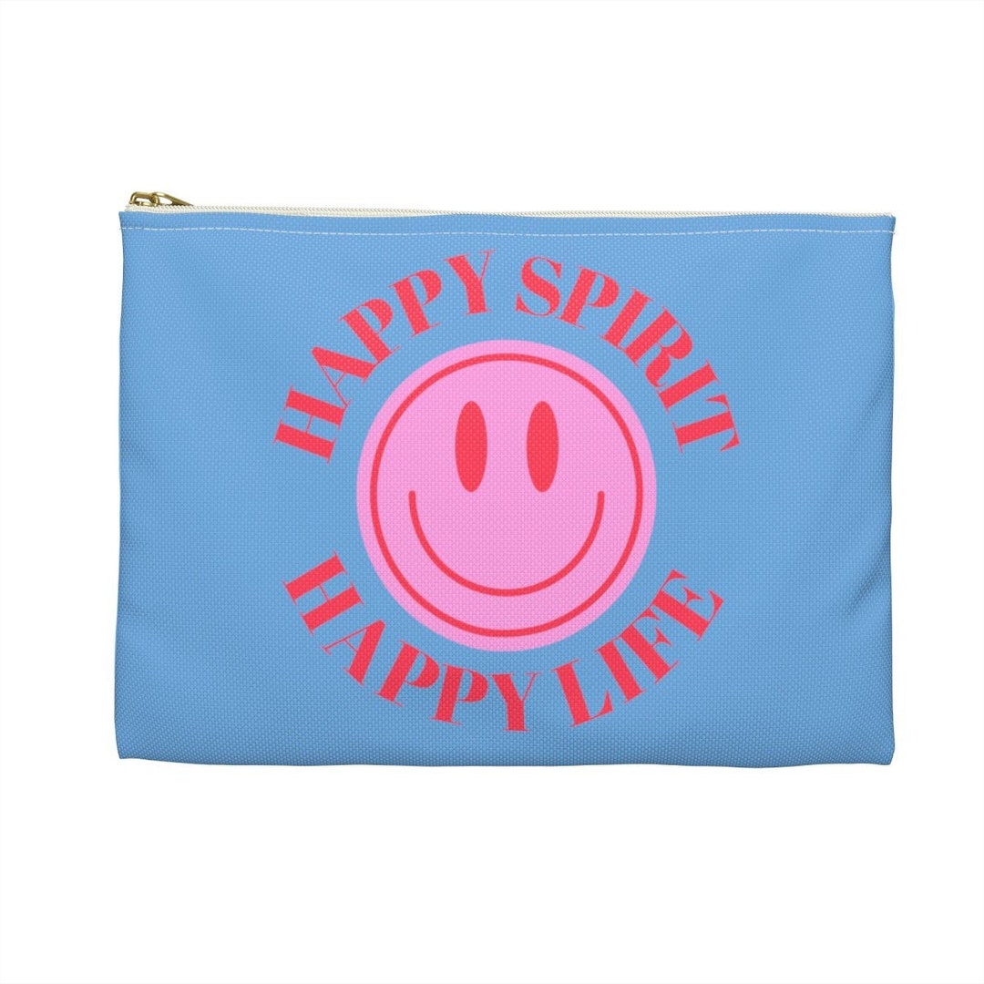 Aesthetic Case, Happy Spirit Happy Life Accessory Pouch, Vsco Girl Make ...