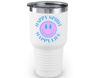Smiley Face Travel Mug - Etsy