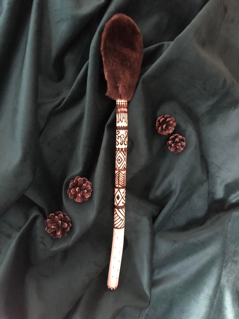 Shaman Drum Beater, Mantra, Ritual Tool - Etsy