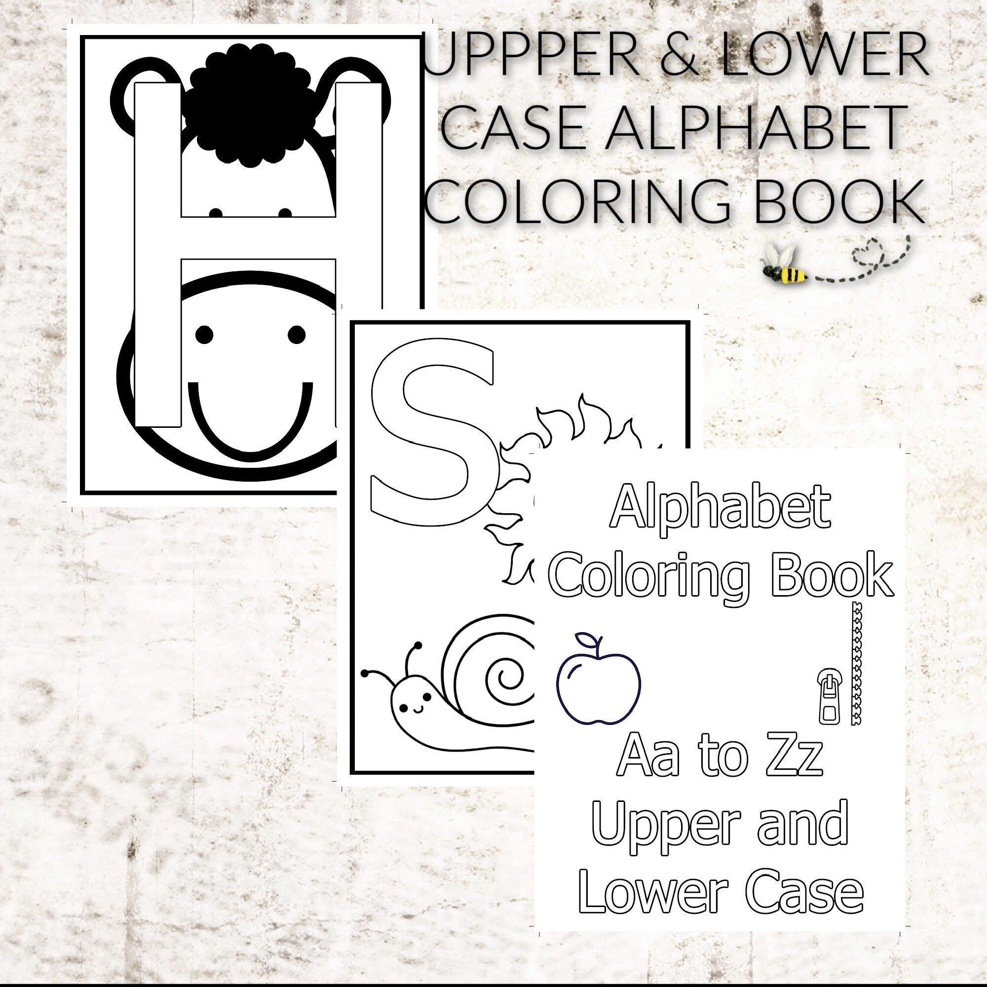 Alphabet Coloring Pages Upper Lower