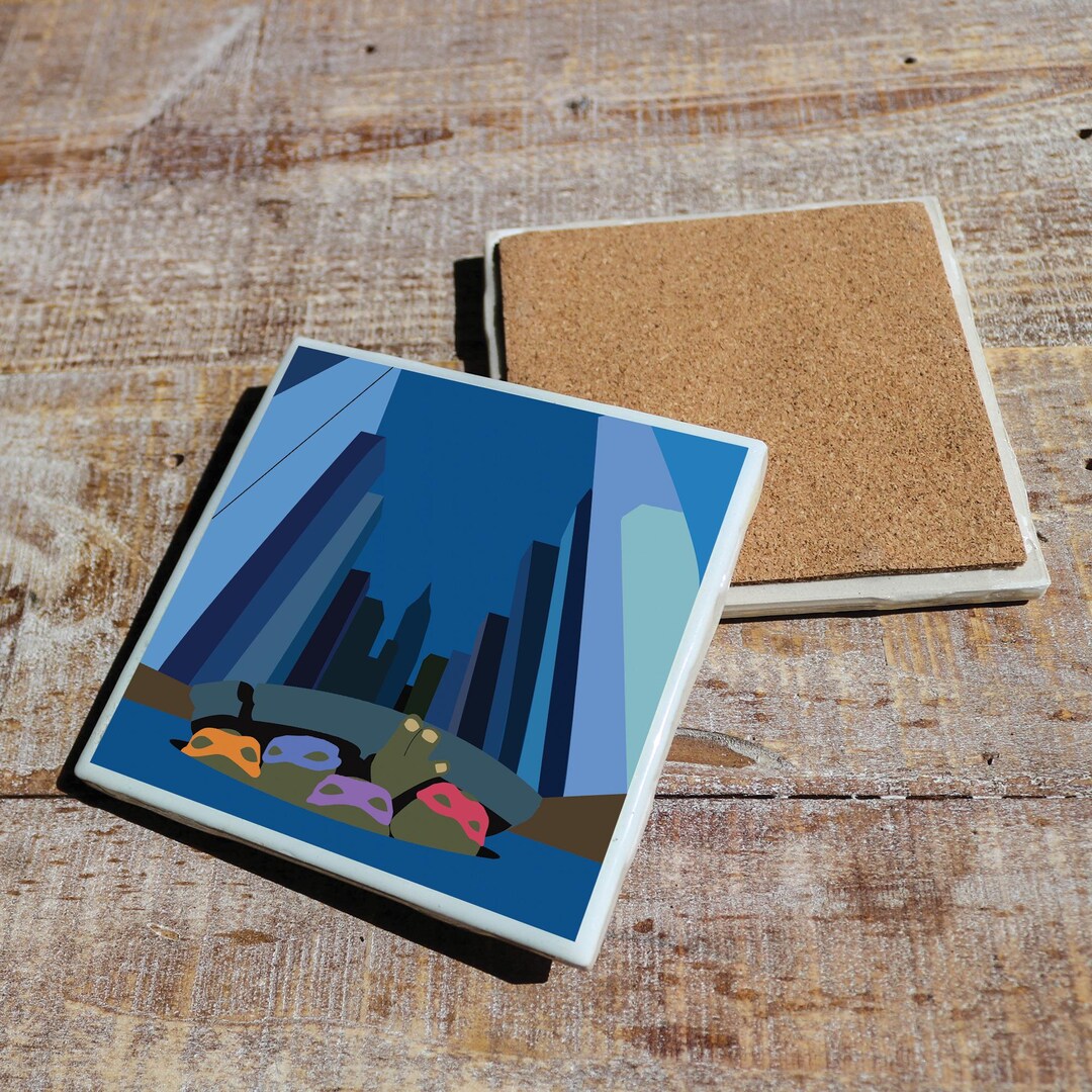 Teenage Mutant Ninja Turtles Movie Coaster With Original Minimalist ...