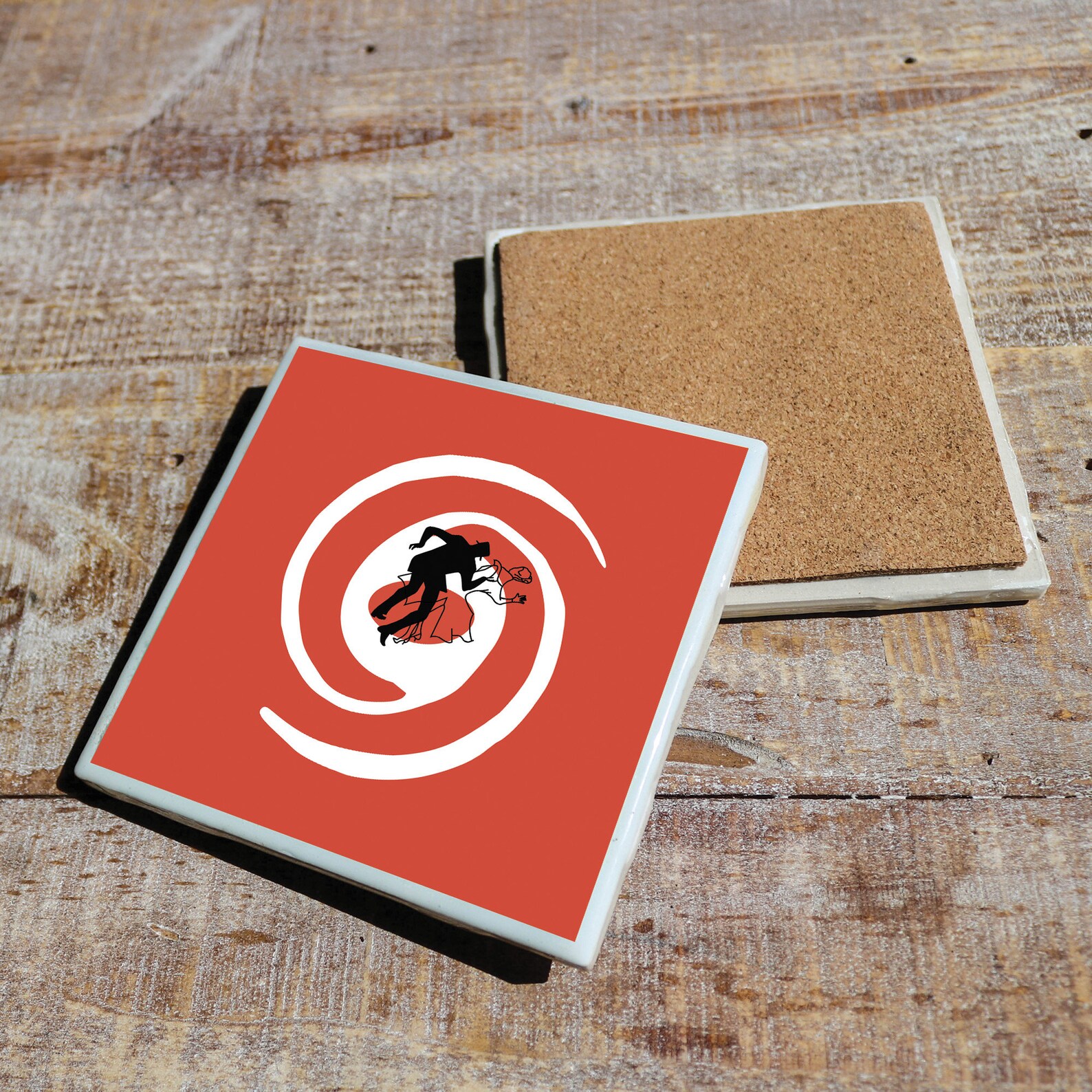Alfred Hitchcock Movie Coasters With Original Minimalist Artwork ...