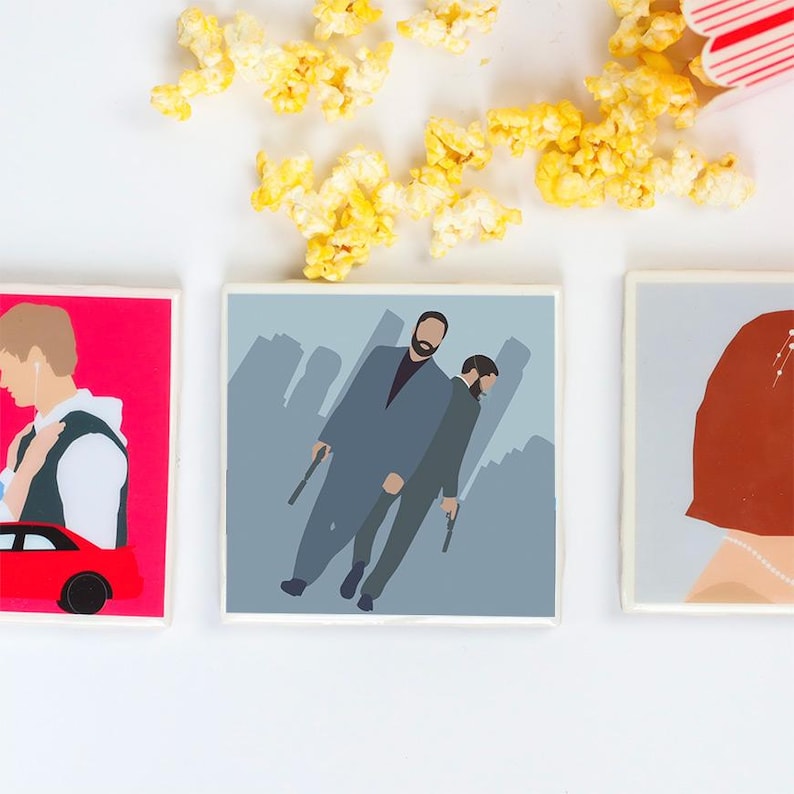 Christopher Nolan Movie Coasters (4 Pack) W/ Minimalist Artwork ...