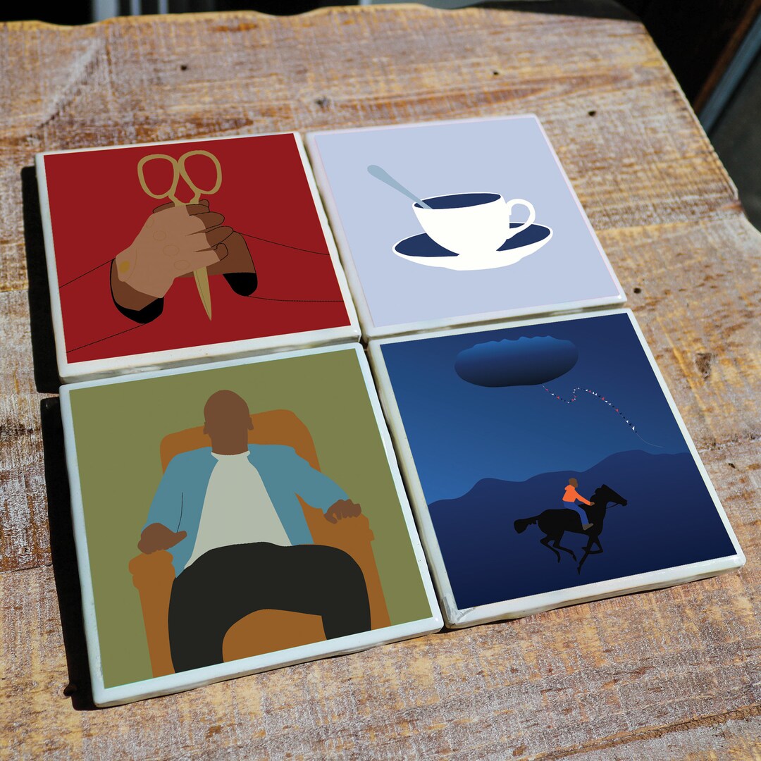 Jordan Peele Movie Coasters With Minimalist Artwork | Ceramic Tiles ...