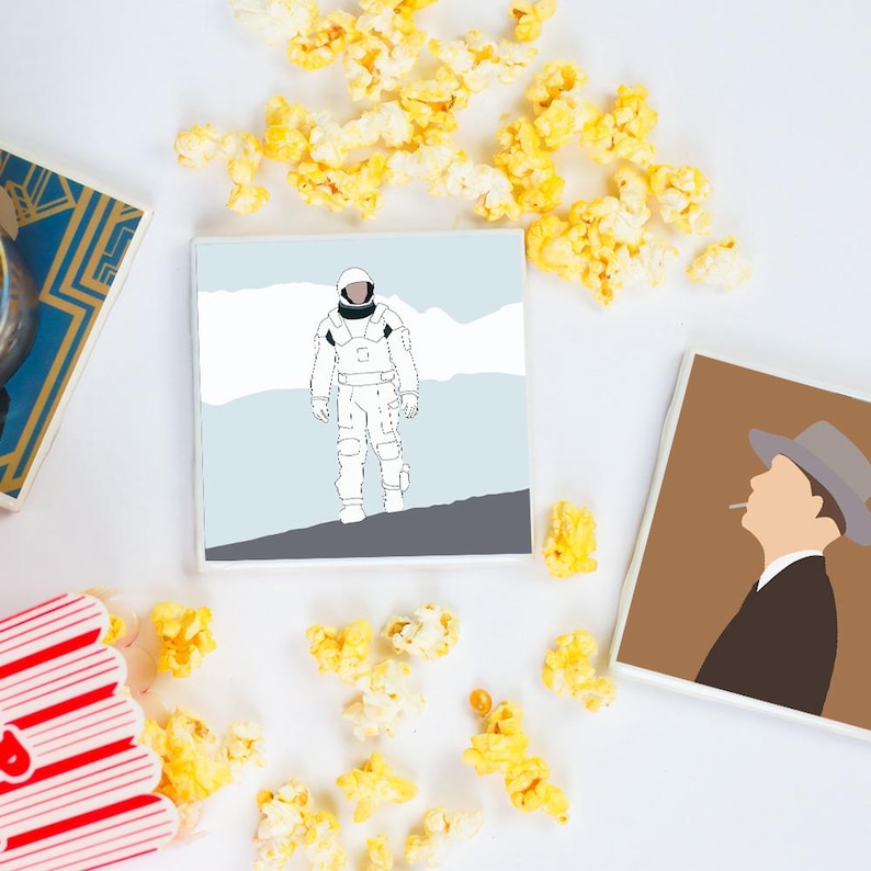 Christopher Nolan Movie Coasters (4 Pack) W/ Minimalist Artwork ...