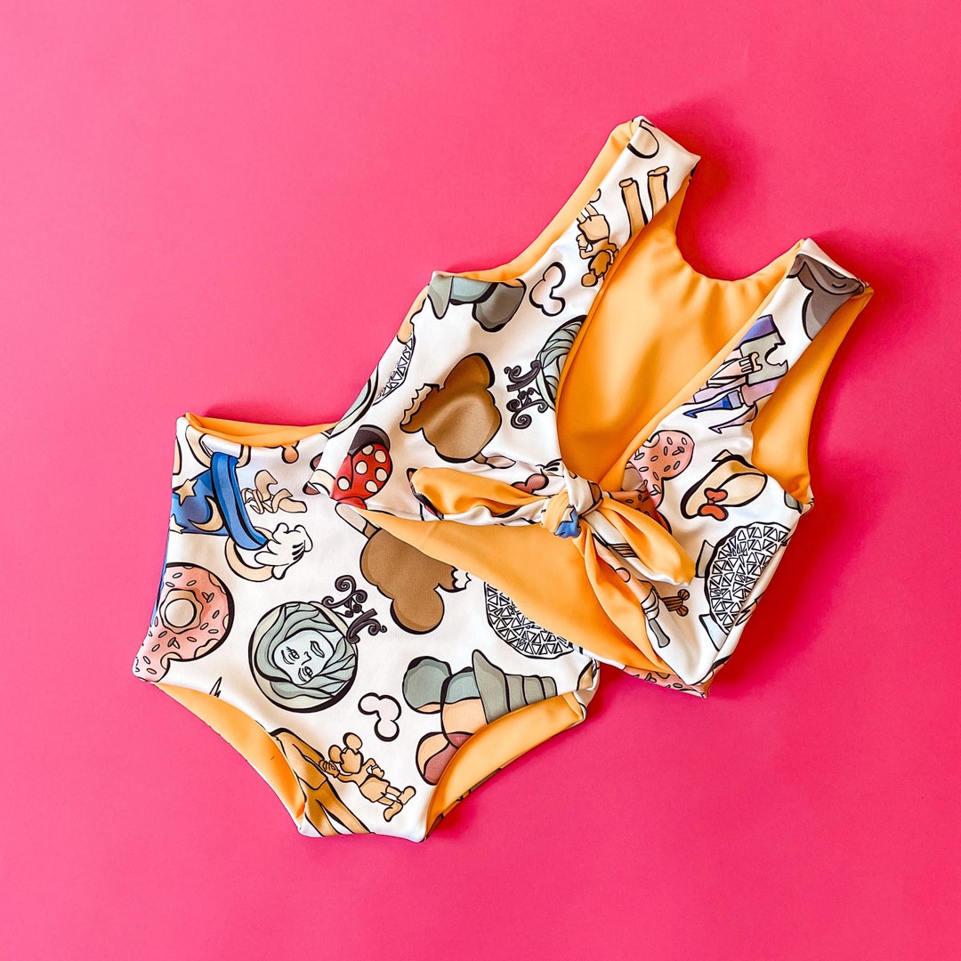 Magic Icons Reversible Swim, Girls Swimsuit, Magical Swim, Girls ...