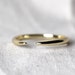 Natural Diamond Curve Ring / Simple Curve Ring Gold / Curve - Etsy