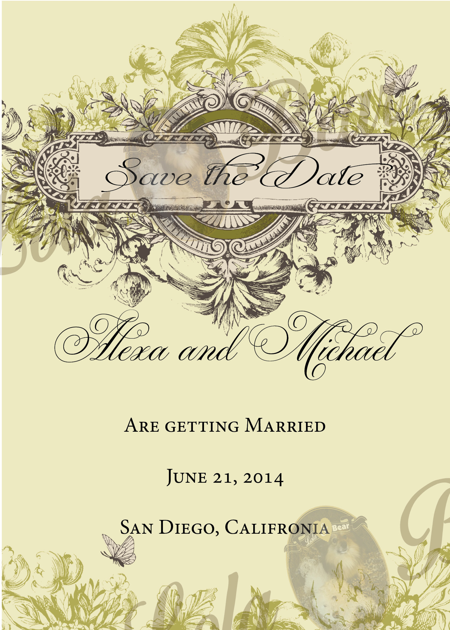 Save the Date --- Printable Invitation - DIY Invitation - Print at Home ...