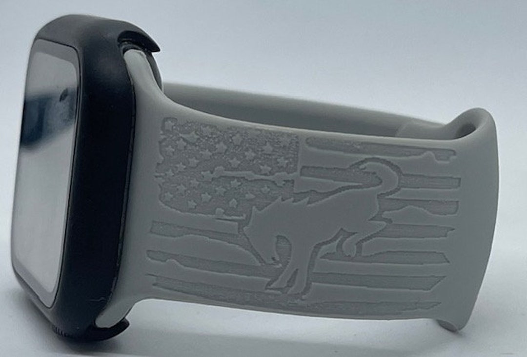 Bucking Bronco 4x4 American Flag and Tire Tread | Watch Band | Fits 38 ...