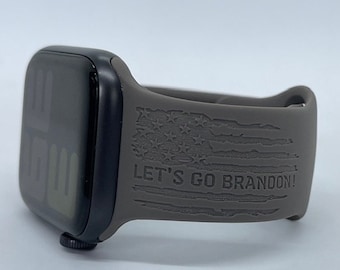 Punisher Skull Flag American Flag Patriotic Style Watch Band Fits 38/40 ...