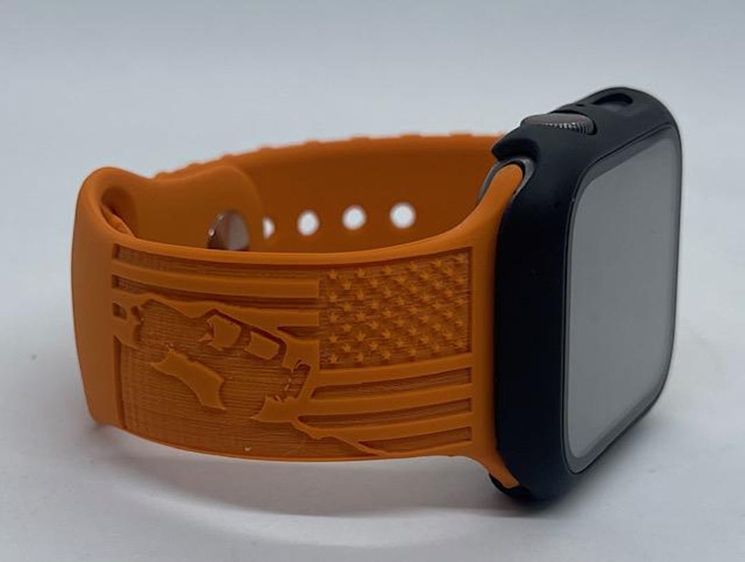 Off-road 4x4 American Flag and Tire Tread | Watch Band | Fits 38/40 ...