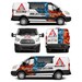 Construction Vehicle Wrap & Decal Design | Custom Van Wrap for Builders ...