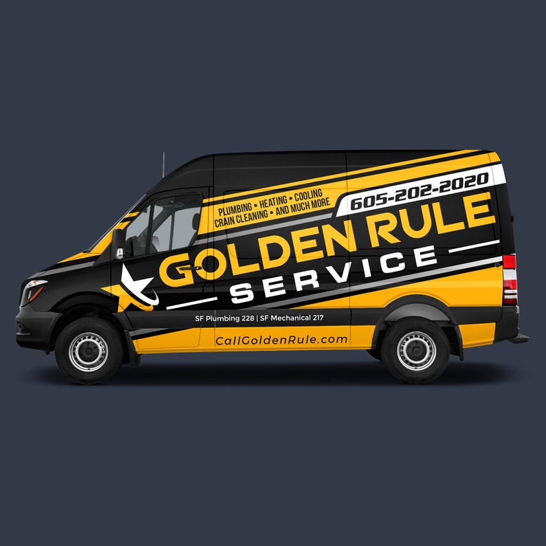 Car Wash Vehicle Wrap Design | Custom Van Wrap & Decal Template for ...
