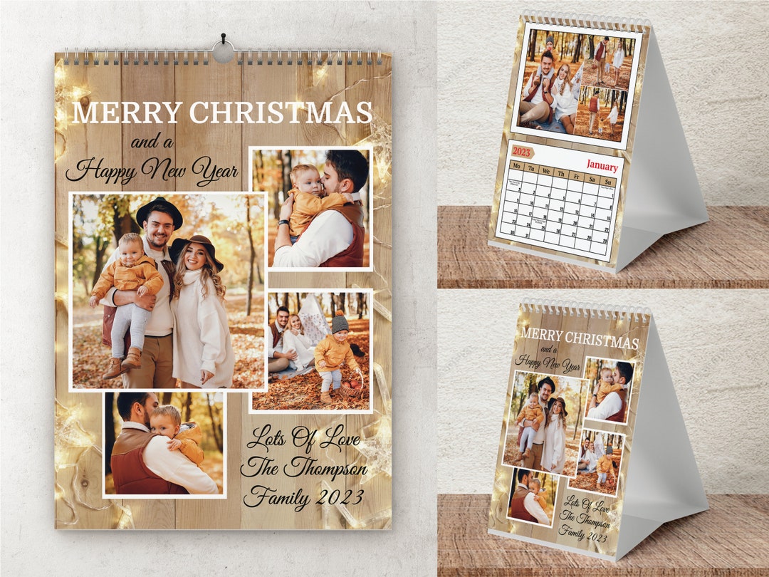 Personalised Photo Calendar 2024 Custom Calendar With Your Own Photos ...