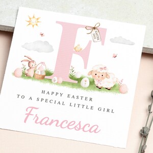 Personalised Easter Card, Granddaughter Easter Card, Daughter Easter ...