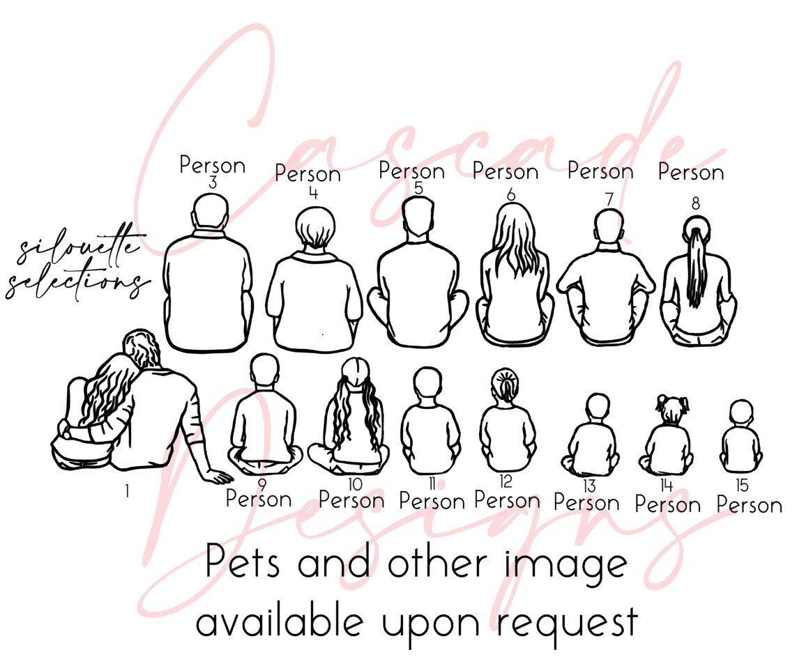 Custom Family Drawing Wall Sign Art Personalized Engraved - Etsy