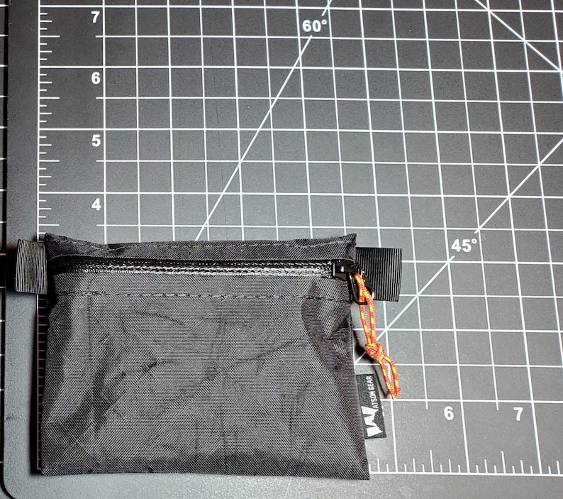 Ultralight Minimalist Hiking Zip Wallet Pouch Challenge - Etsy