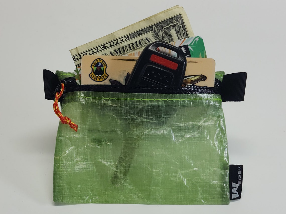 Dyneema Ultralight Minimalist Hiking Zip Wallet - Etsy