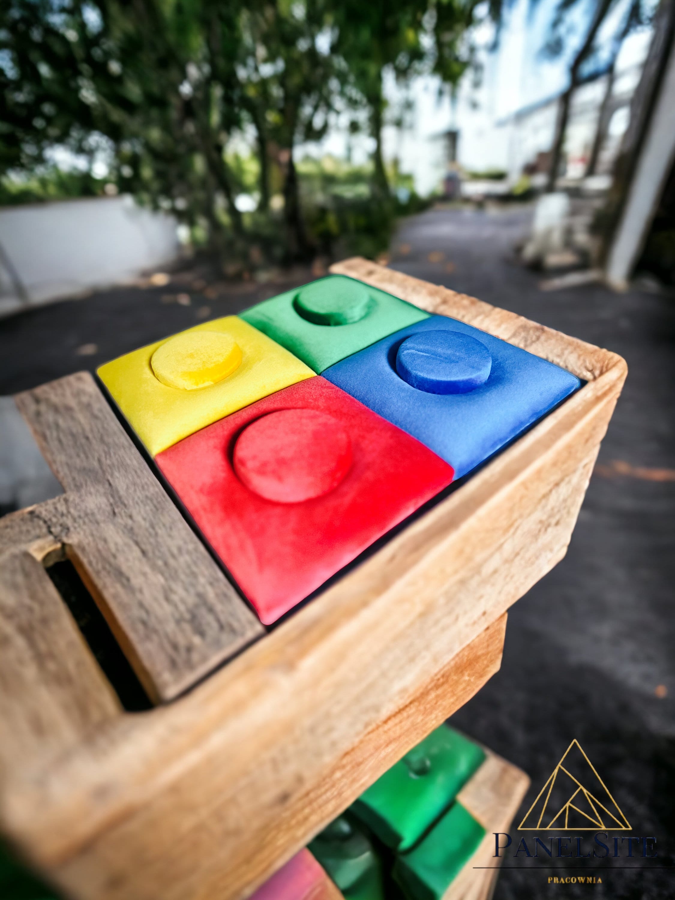 Handmade Unique Block-shaped Wall Panel Upholstered Panels Creative ...