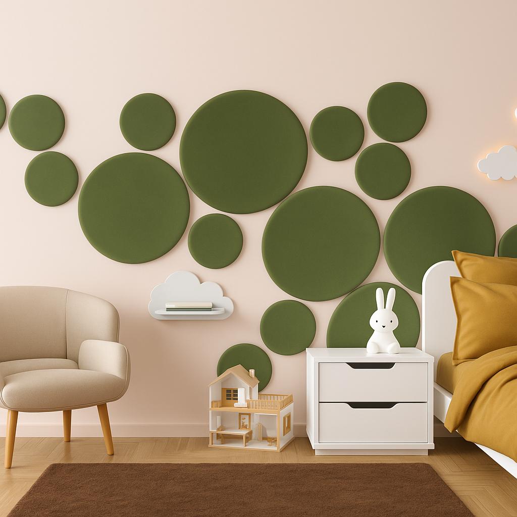 Wall Headboard Upholstered Panel Wheels, Large Selection of Colors and ...