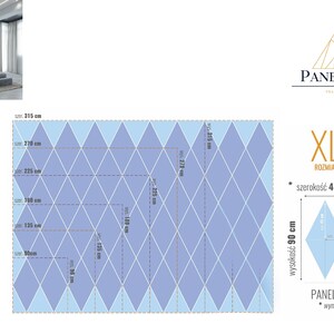 Custom-made Elegant Diamond Upholstered Panels - Sophisticated Wall ...