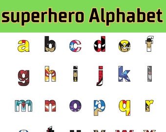 10 Superhero Symmetry for Kids, Drawing Challenge for Early Finishers ...