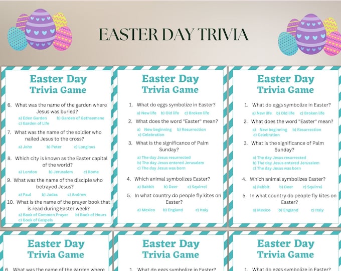 Easter Trivia: A Fun and Challenging Game for the Holiday Season ...