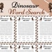 Dinosaur Word Search, Printable Dinosaur Words Search, School Activity ...
