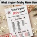 What's Your Derby Name, Kentucky Derby Game, Funny Kentucky Derby Name ...