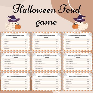 Spooky Feud Halloween Party Game – Digital Download - Etsy