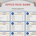 Office Feud Game | Team Building Trivia (instant Download) - Etsy