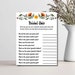 Floral Bridal Trivia Game, Fun Bridal Shower Quiz (printable) - Etsy