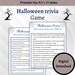 Spooky Halloween Trivia Game - Test Your Knowledge, Instant Download ...