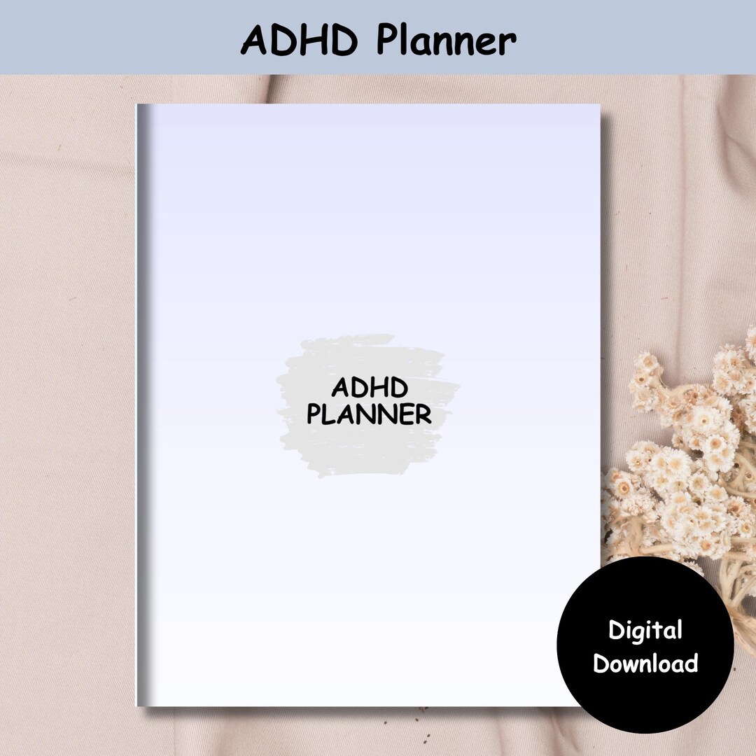 ADHD Planner Printable | Focus, Routine & Daily Organization Binder ...