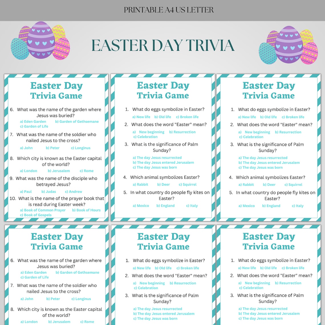 Easter Trivia: A Fun and Challenging Game for the Holiday Season ...