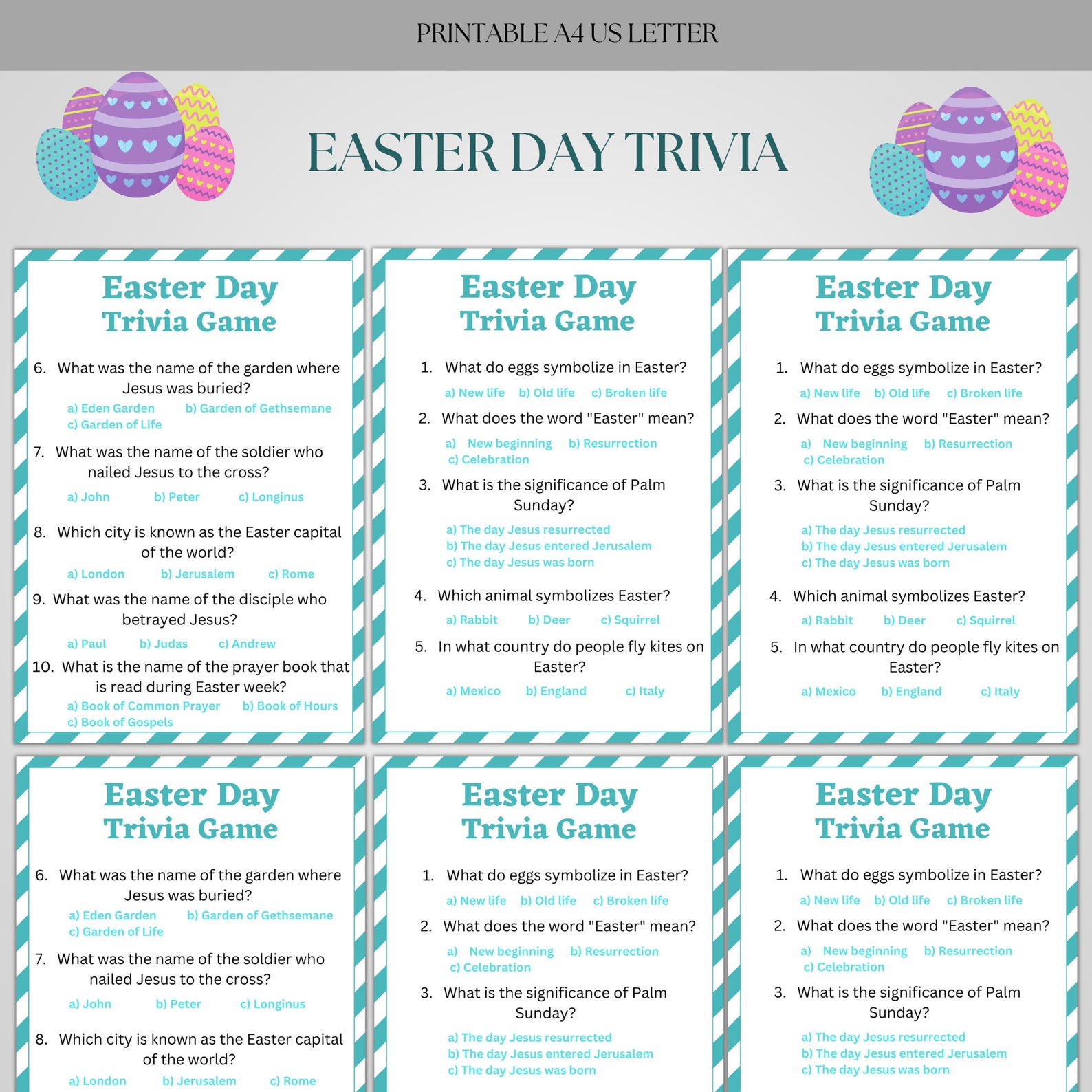 Easter Trivia: A Fun and Challenging Game for the Holiday Season ...
