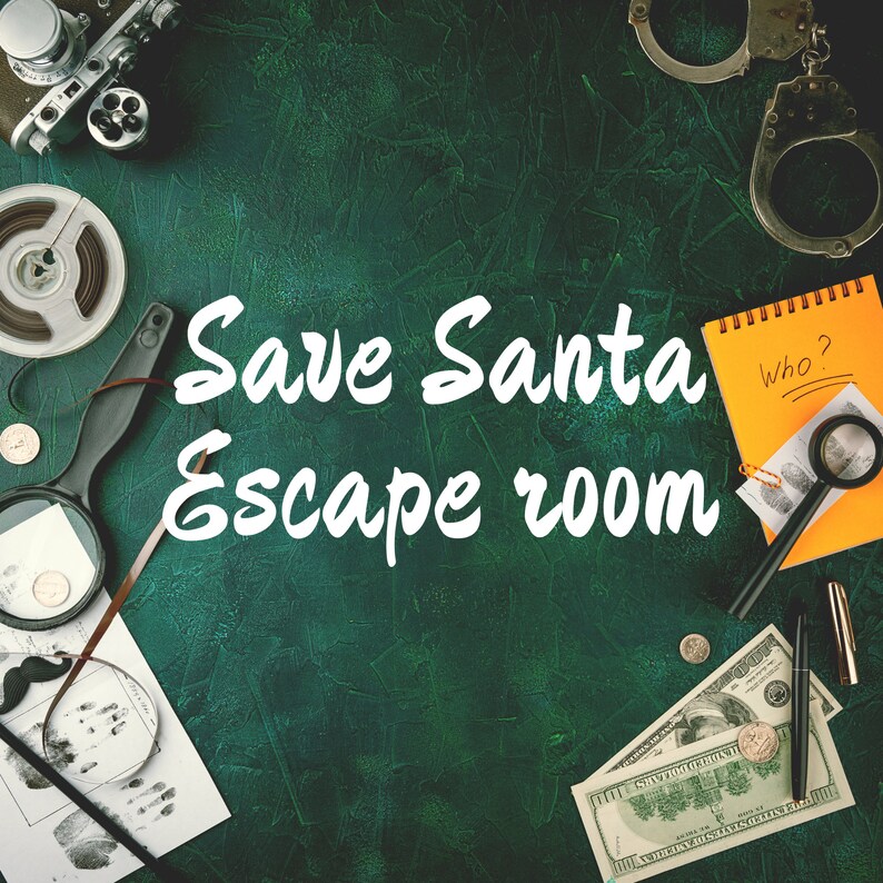 Save Santa's Christmas Escape Room Adventure, Festival Escape Room ...