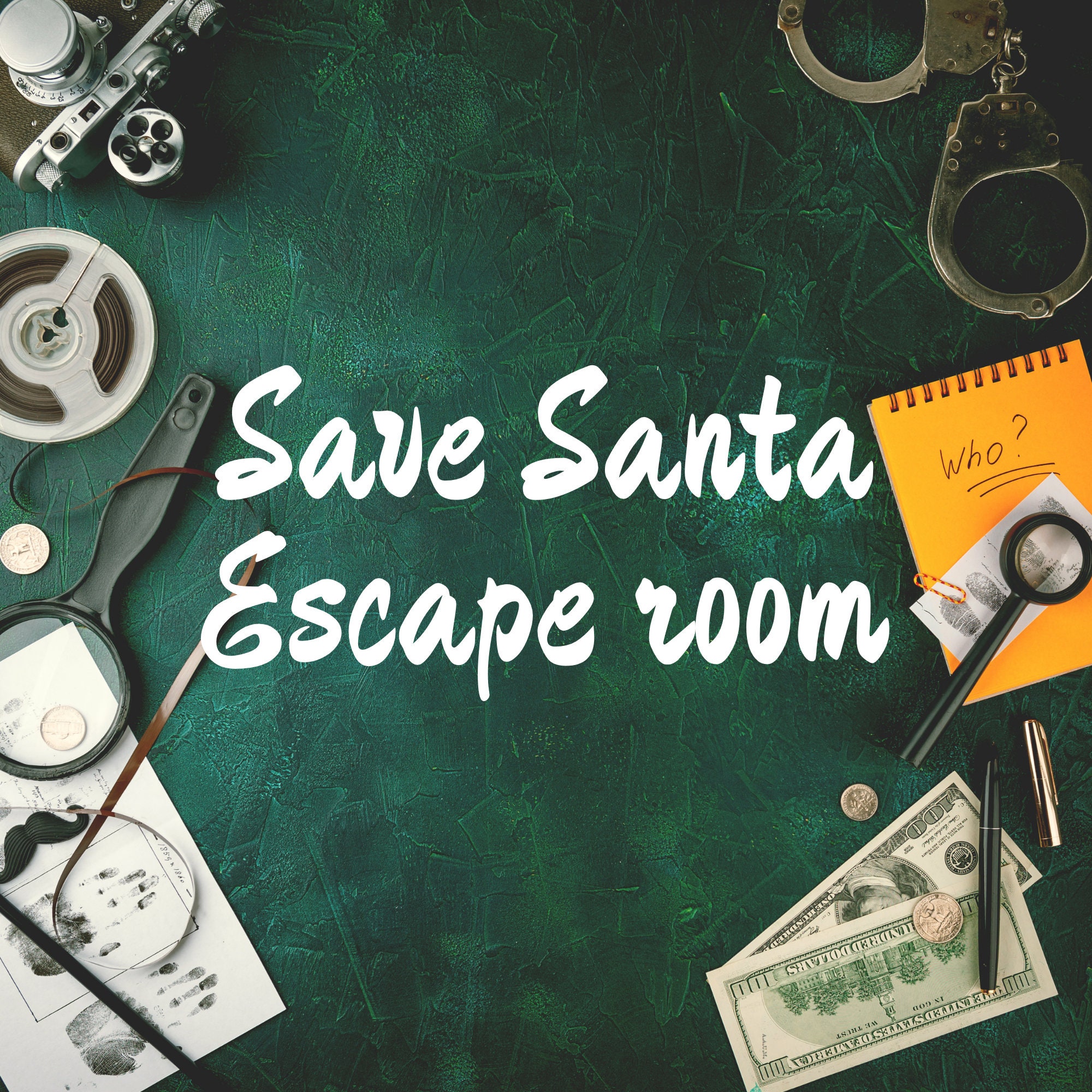 Save Santa's Christmas Escape Room Adventure, Festival Escape Room ...