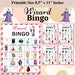 Wizard Bingo, Fun and Magical Game for All Ages, Wizard Game, Wizard ...