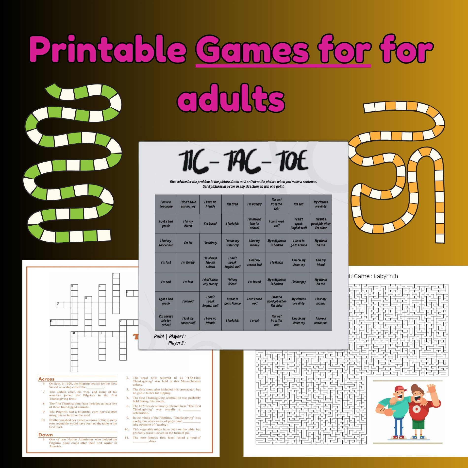 Printable Games Bundle for Adults | Party & Family Games (digital ...