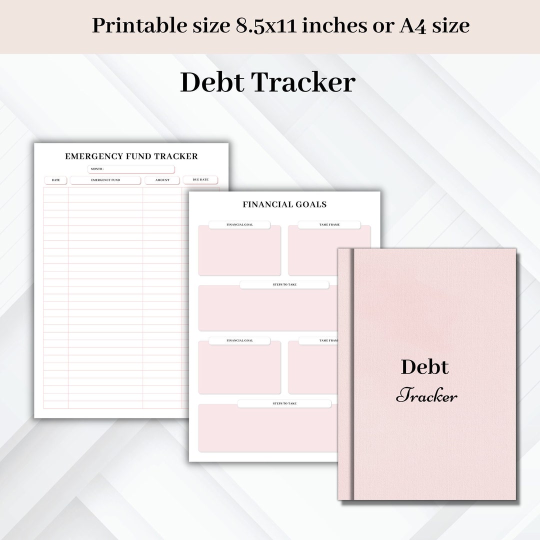 Printable Debt Tracker Debt Tracker - Snowball Debt Tracker Printable ...