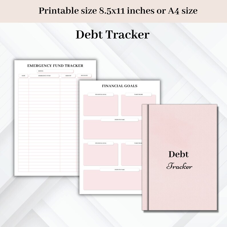 Printable Debt Tracker Debt Tracker - Snowball Debt Tracker Printable ...